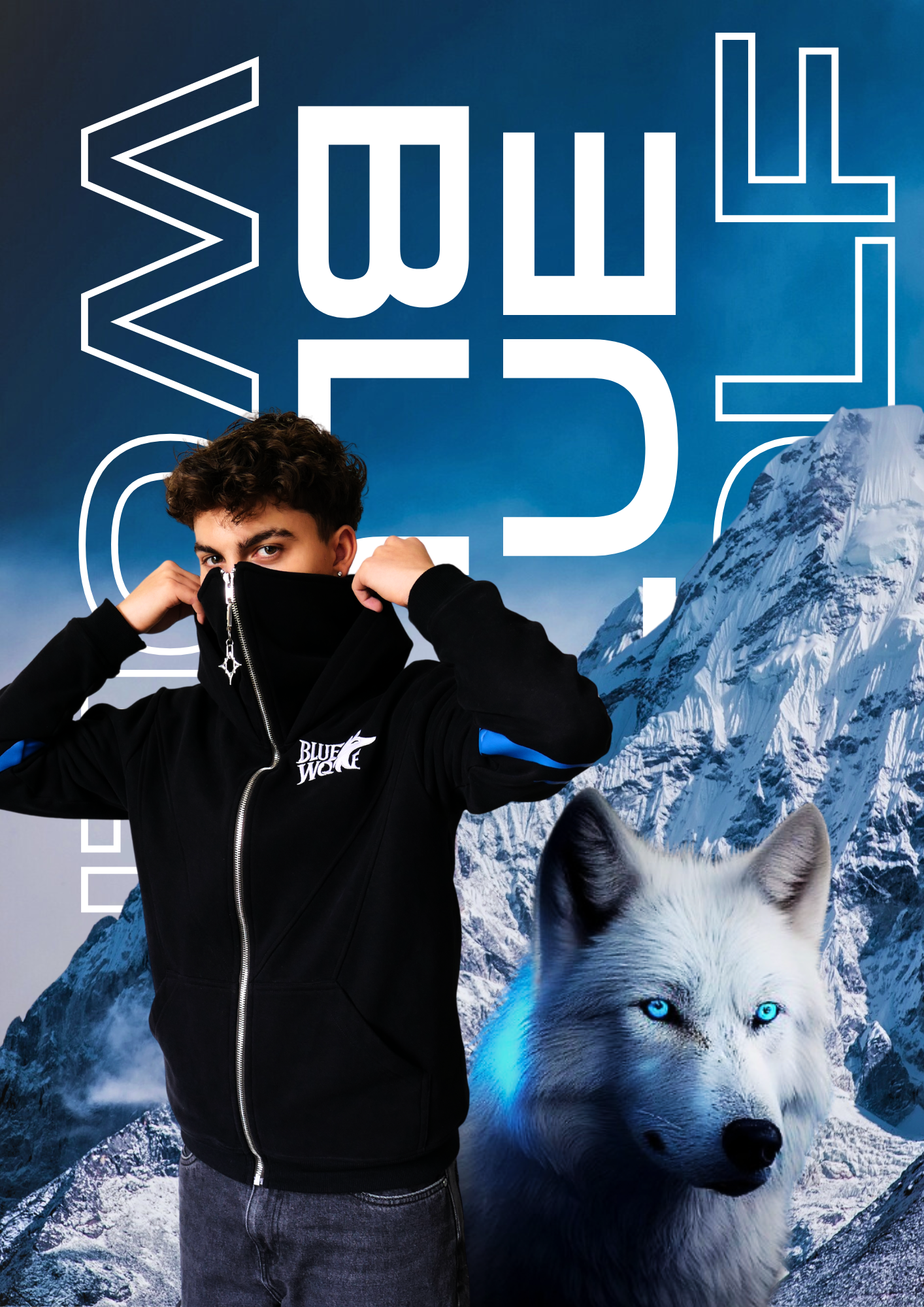 BlueWolf™-Vestes Alpha & Streetwear Premium – Blue Wolf
